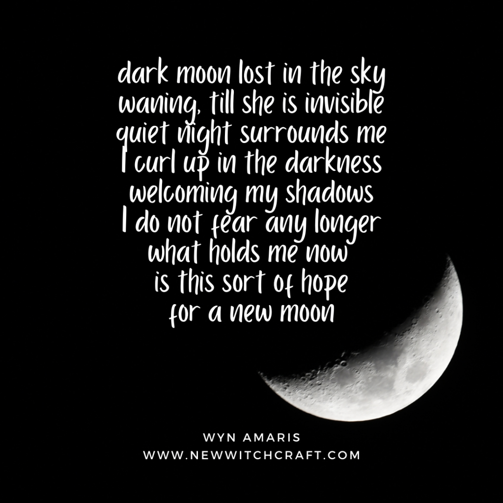 Poem: Dark Moon – New Witchcraft